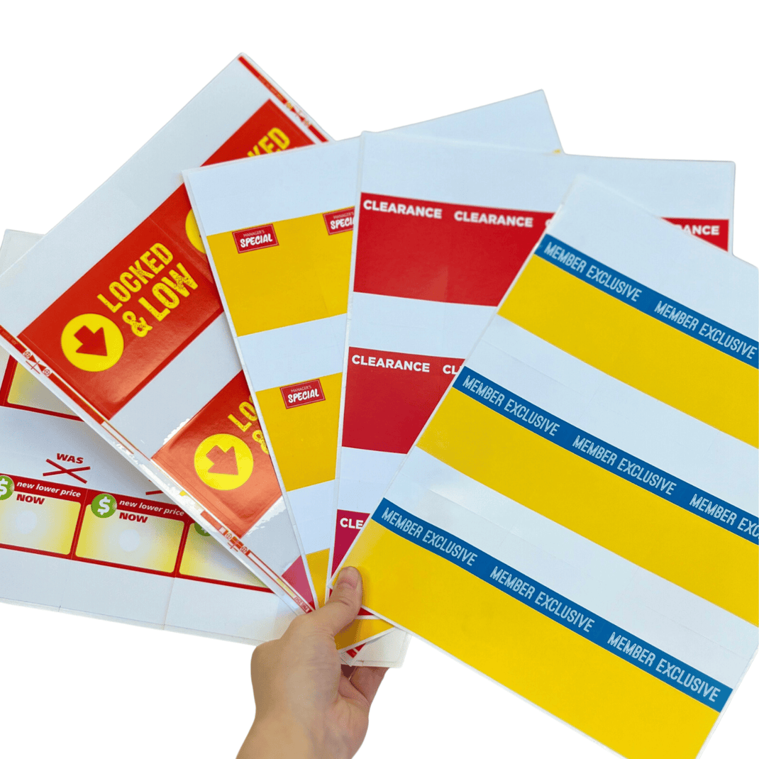 Retail Tags & Shelf Talkers – Allcan Label
